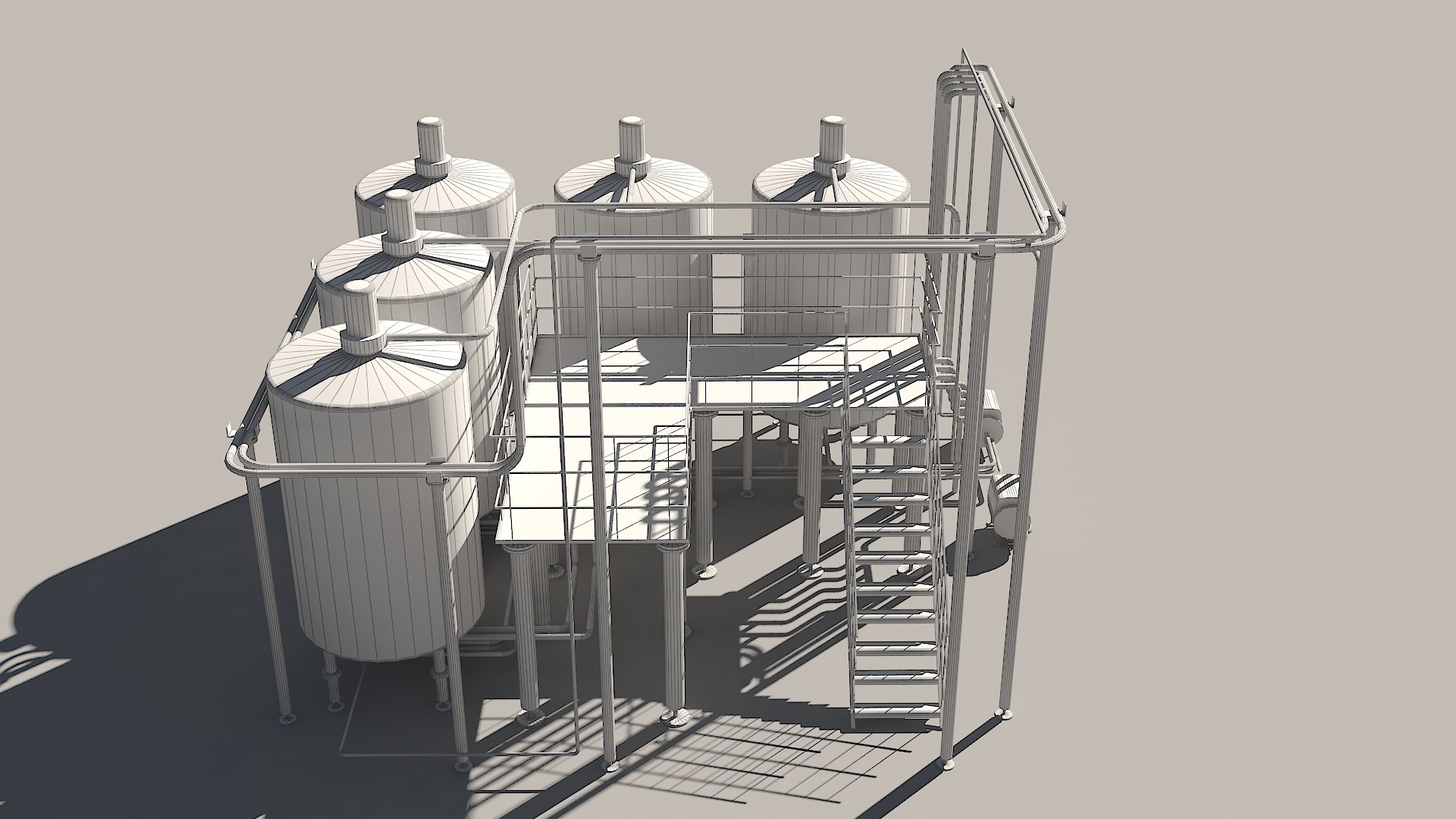 Industrial Barrels 3D Model - TurboSquid 1602617