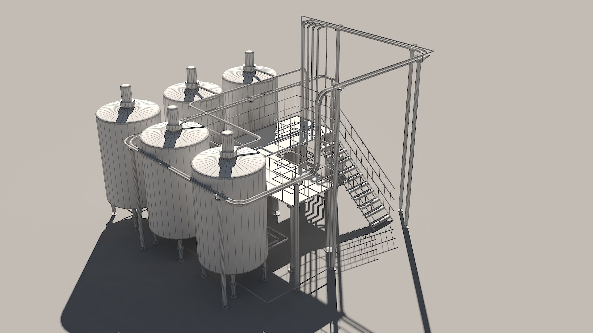 Industrial Barrels 3D Model - TurboSquid 1602617