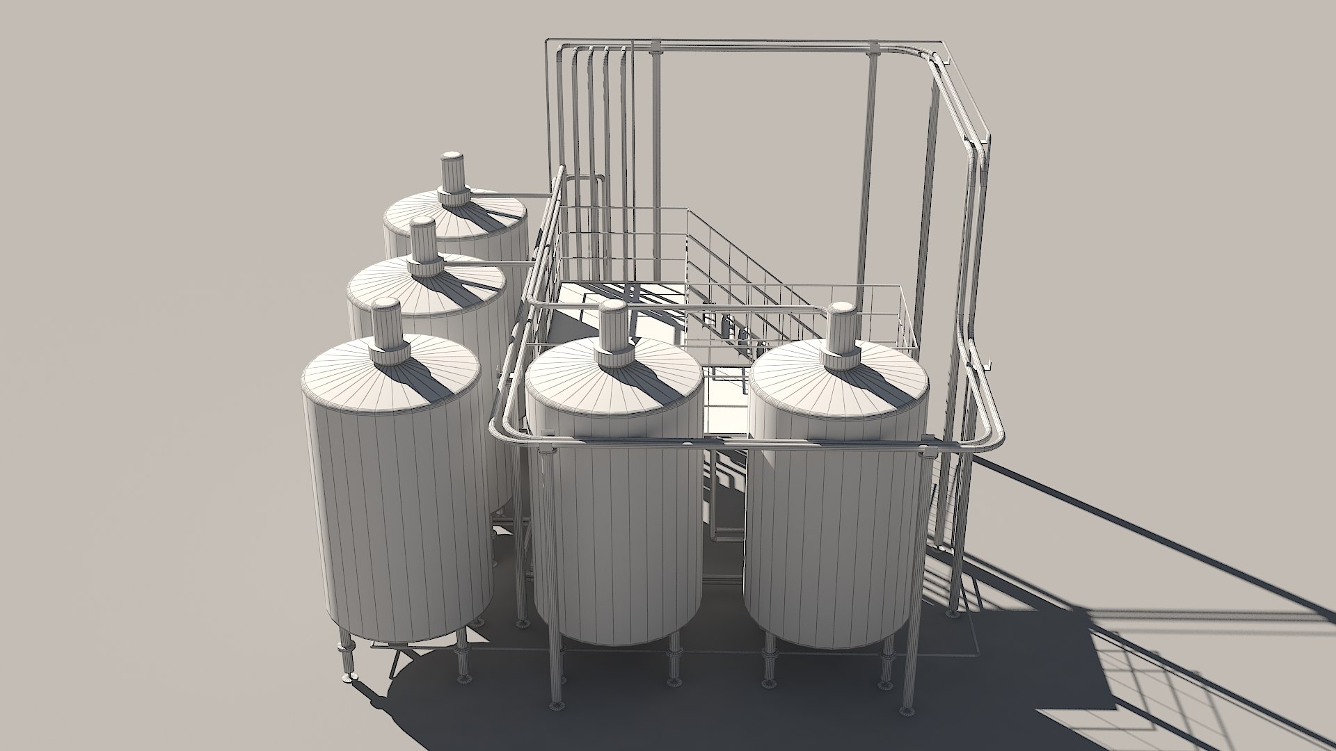 Industrial Barrels 3D Model - TurboSquid 1602617