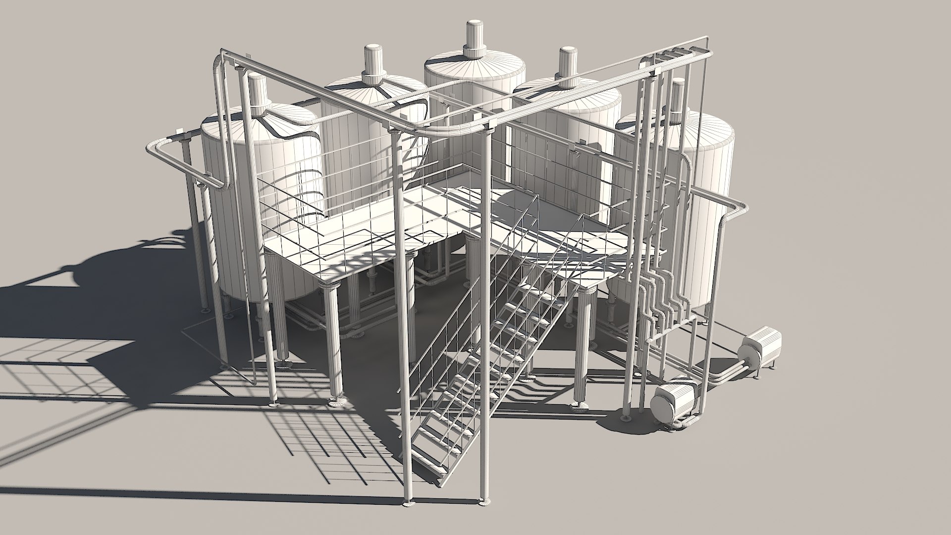 Industrial Barrels 3D Model - TurboSquid 1602617