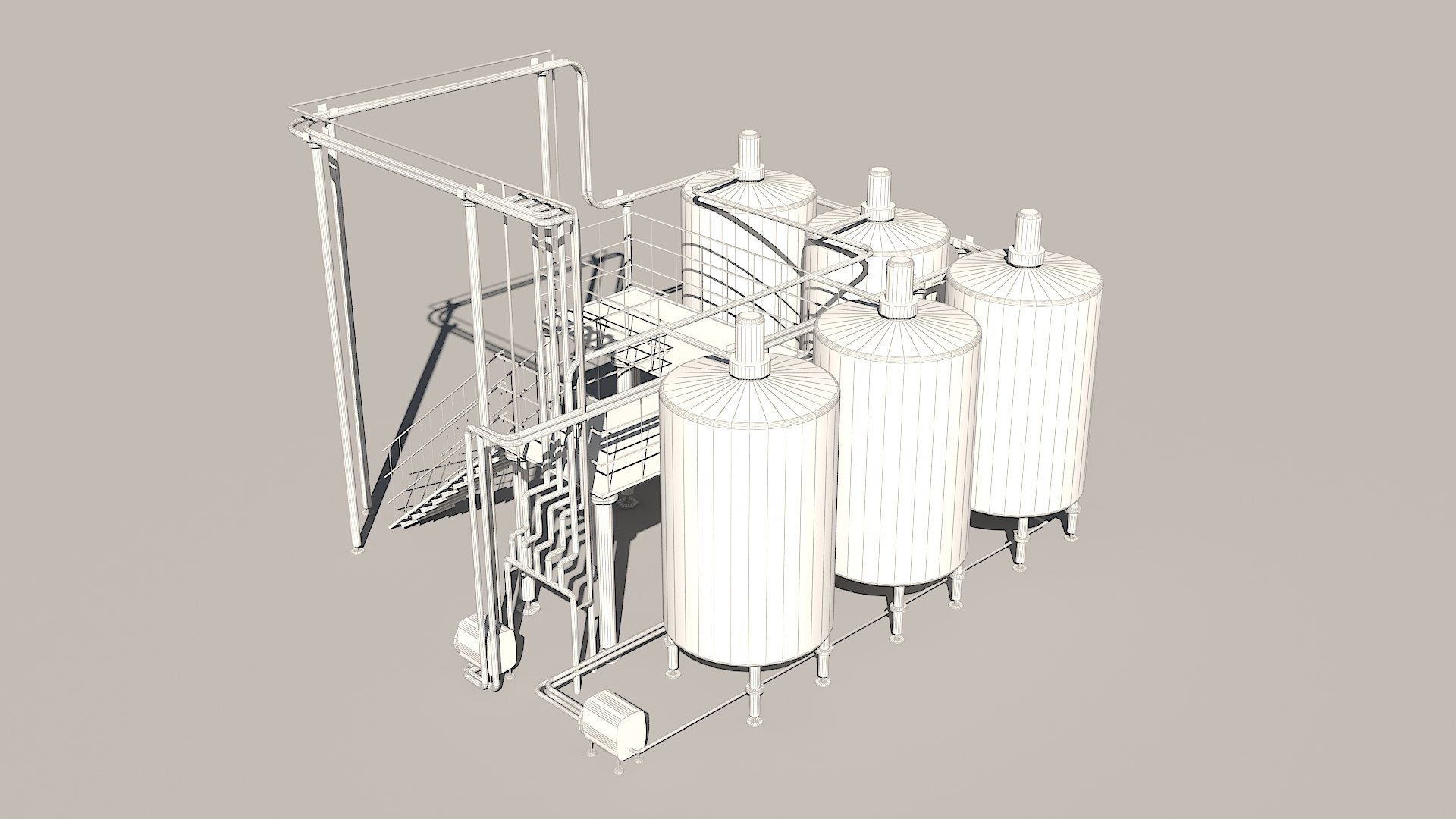 Industrial Barrels 3D Model - TurboSquid 1602617