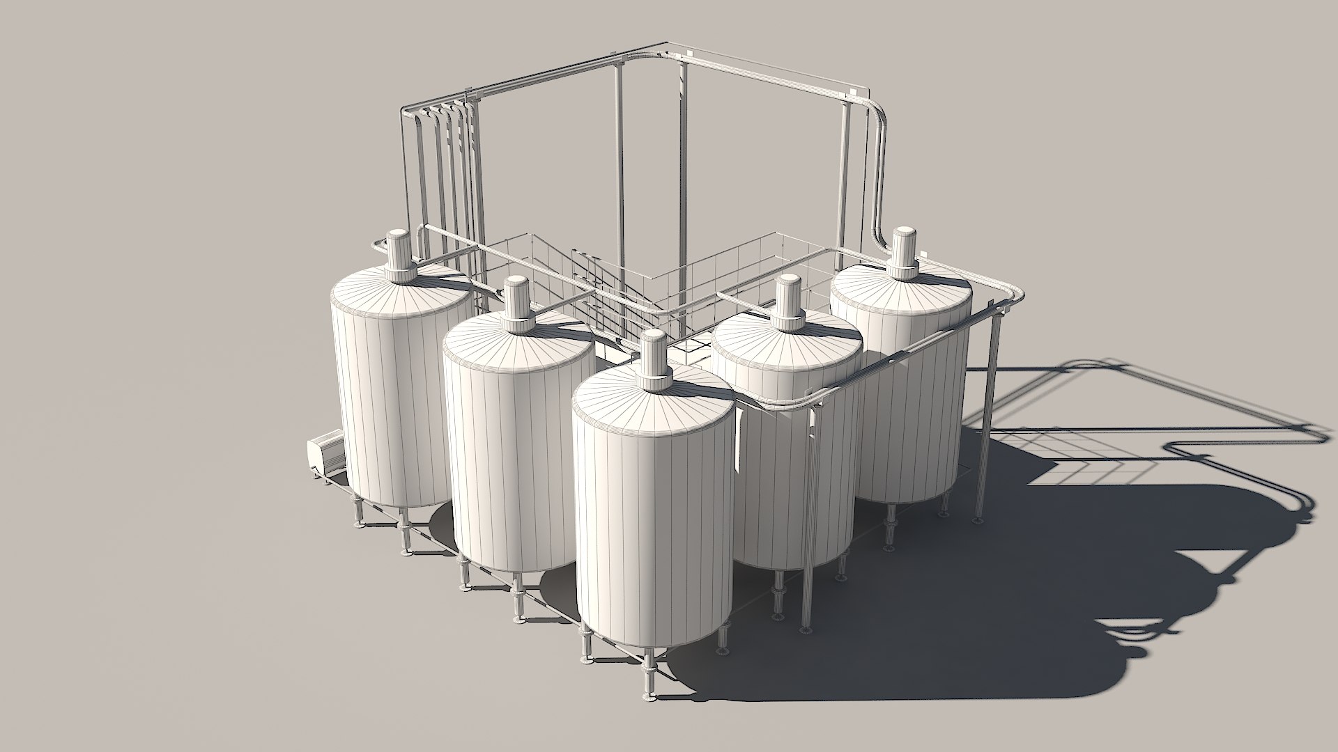 Industrial Barrels 3D Model - TurboSquid 1602617