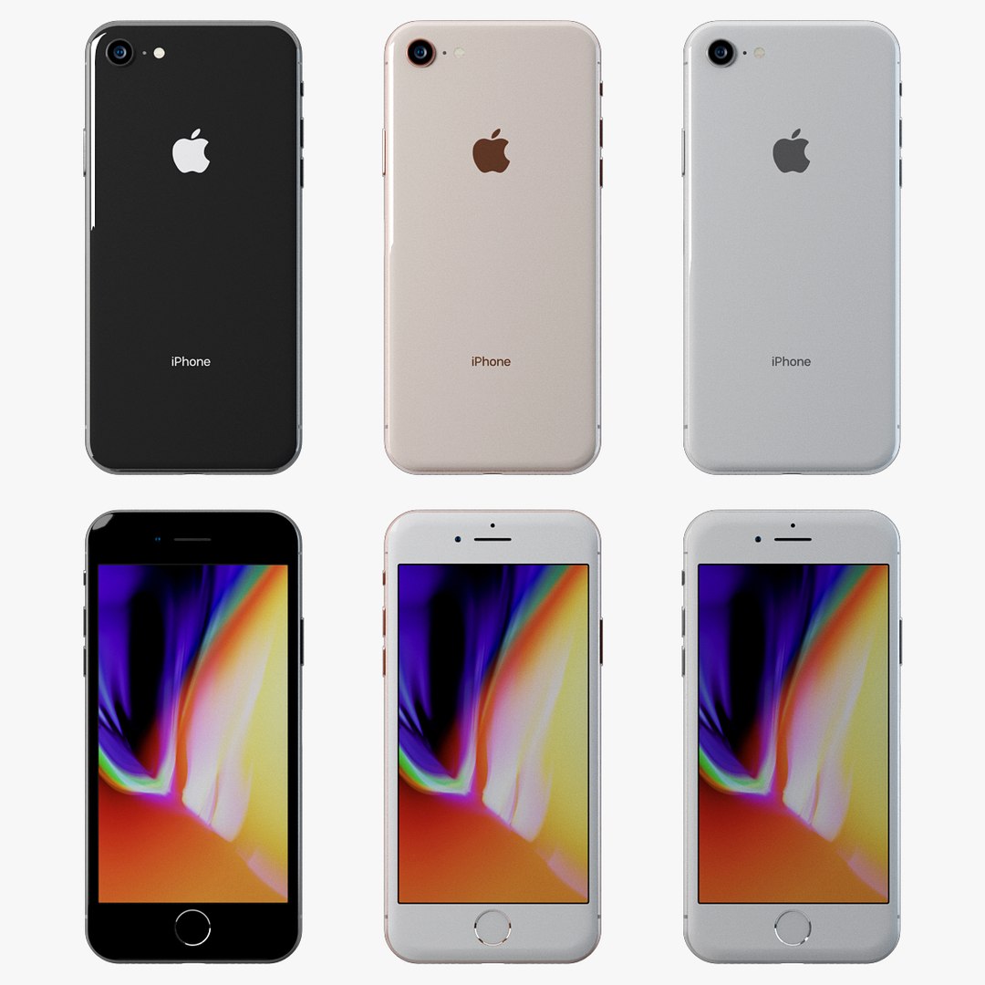 3D Model Iphone 8 Phone - TurboSquid 1207494