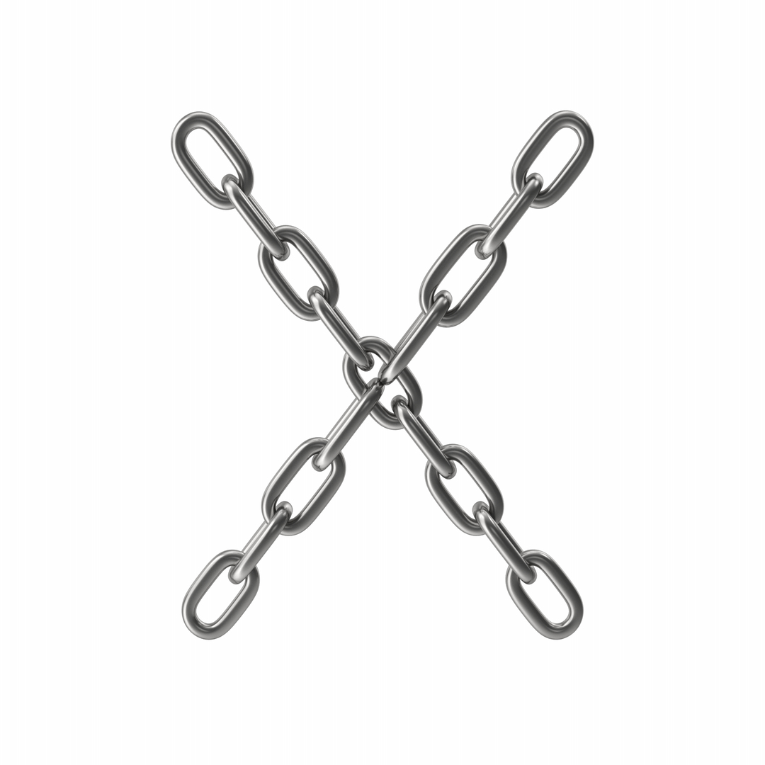 Chain Letter X Model - TurboSquid 2024725