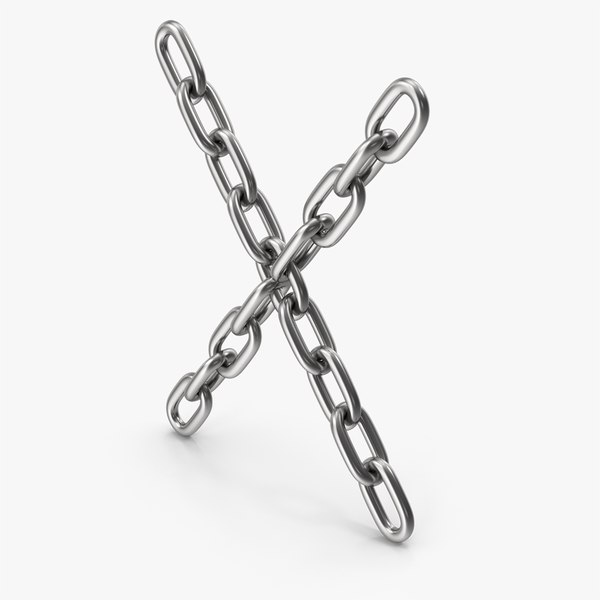 Chain Letter X model - TurboSquid 2024725