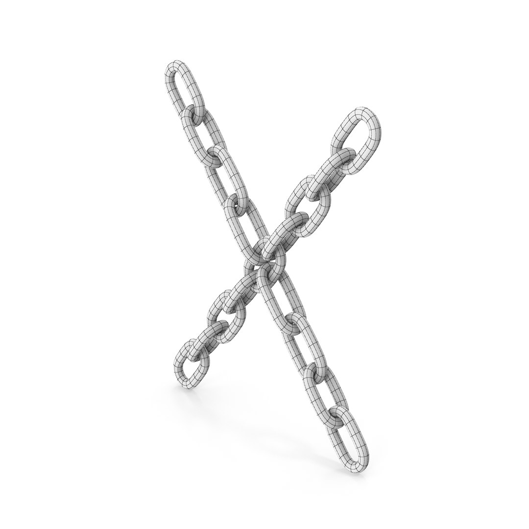 Chain Letter X Model - TurboSquid 2024725