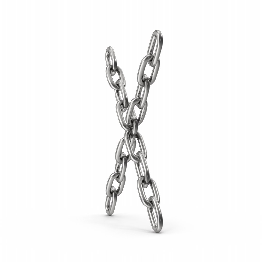 Chain Letter X Model - TurboSquid 2024725