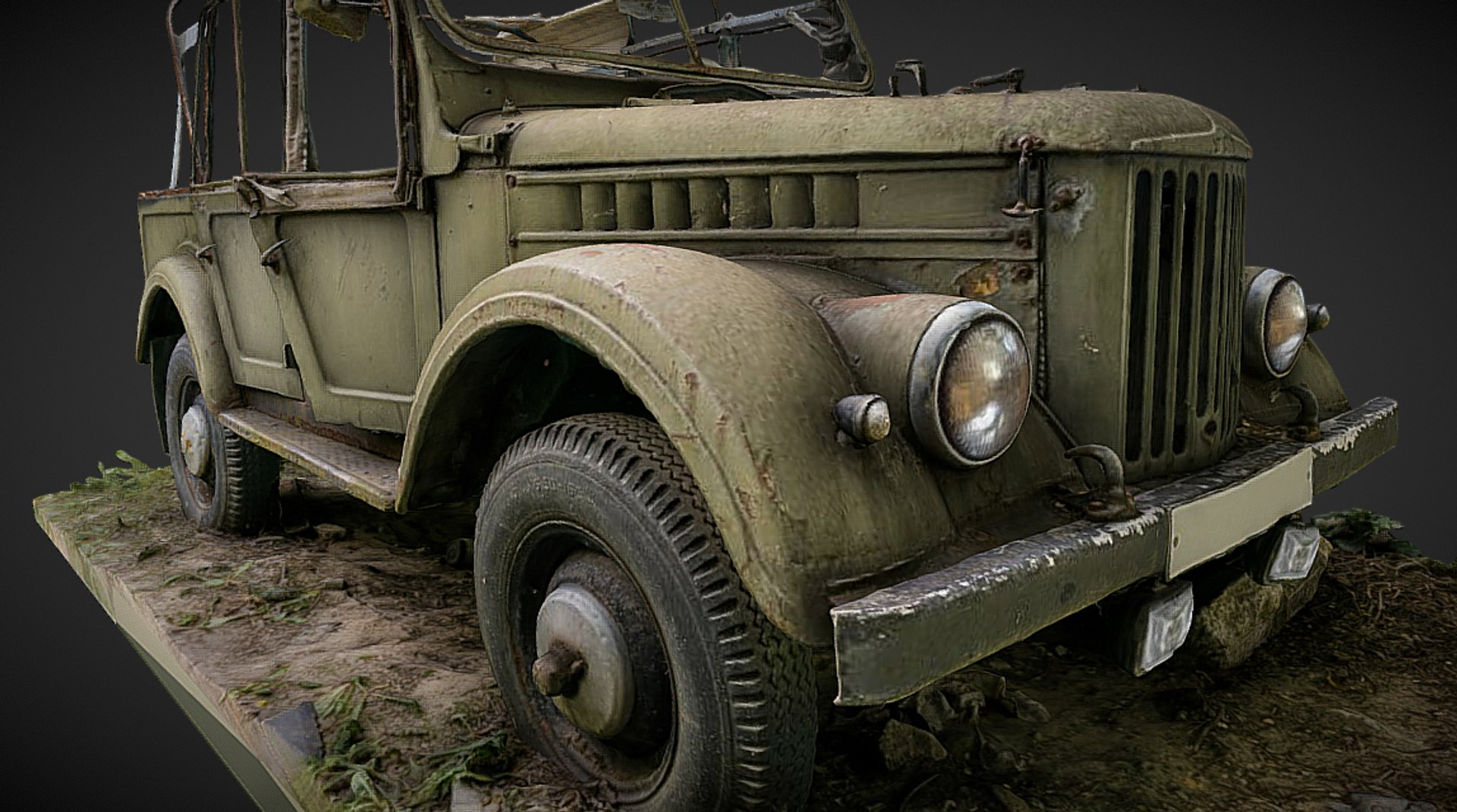 3D Model Gaz-69 Gaz - TurboSquid 1298408