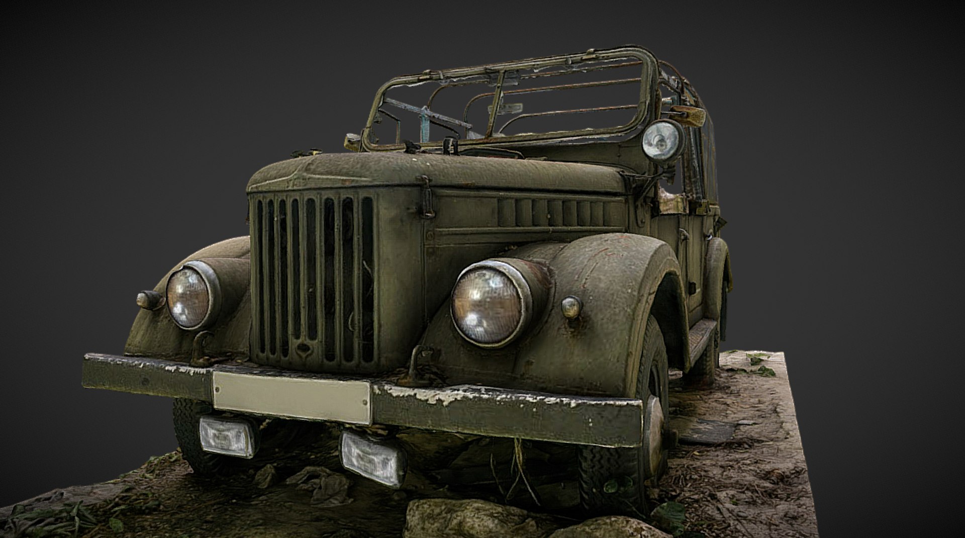 3D Model Gaz-69 Gaz - TurboSquid 1298408