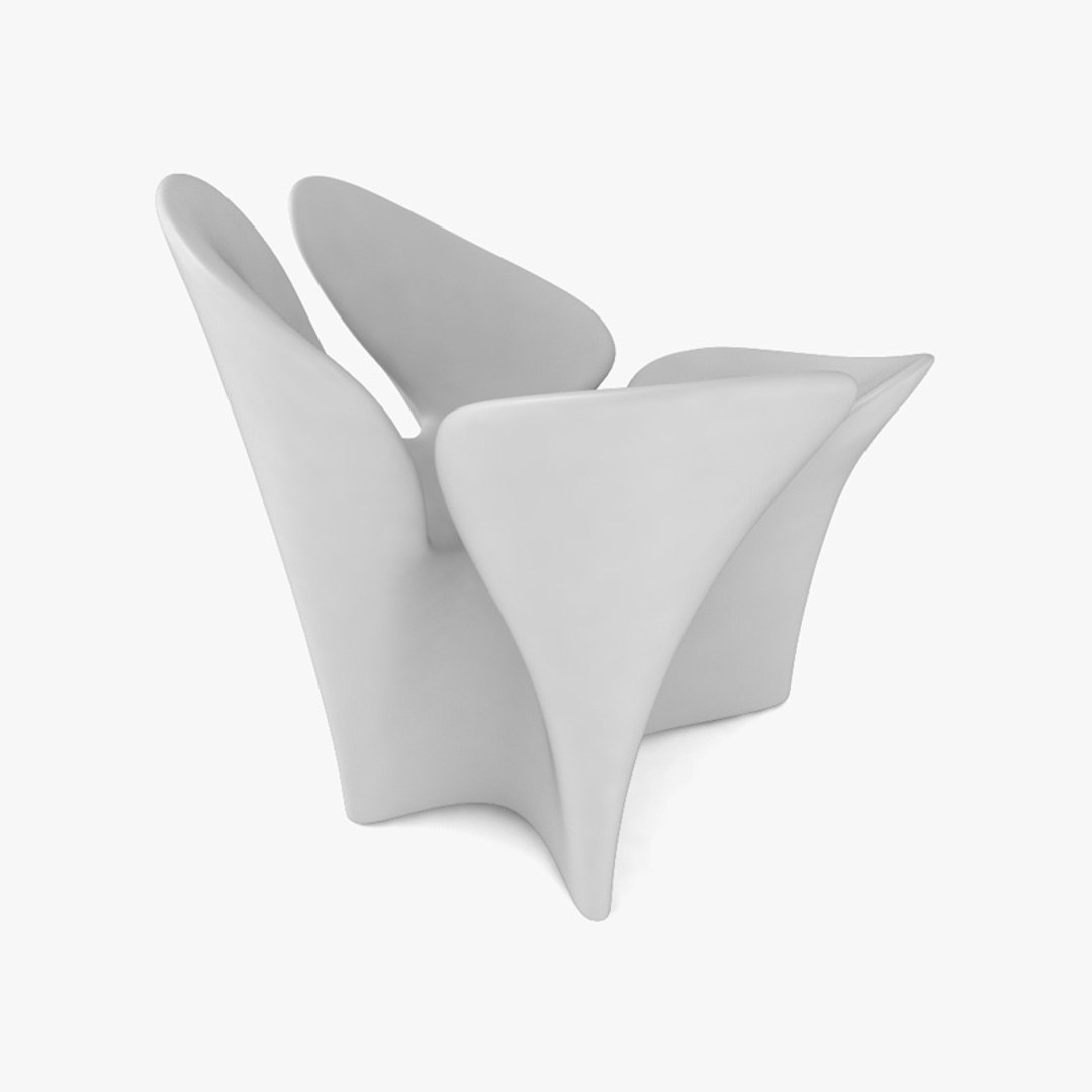 Driade Clover Chair 3D model - TurboSquid 1979580