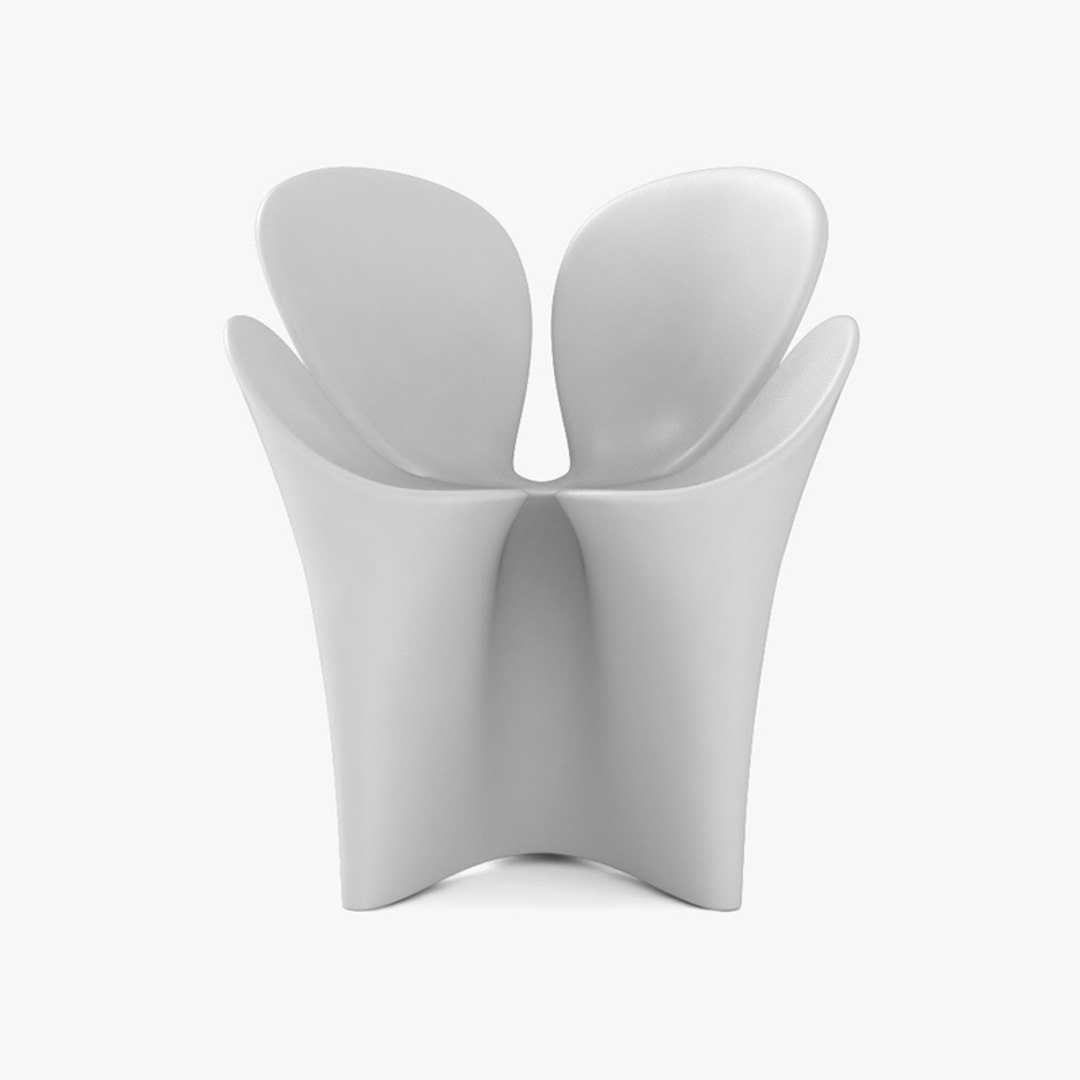Driade Clover Chair 3D model - TurboSquid 1979580