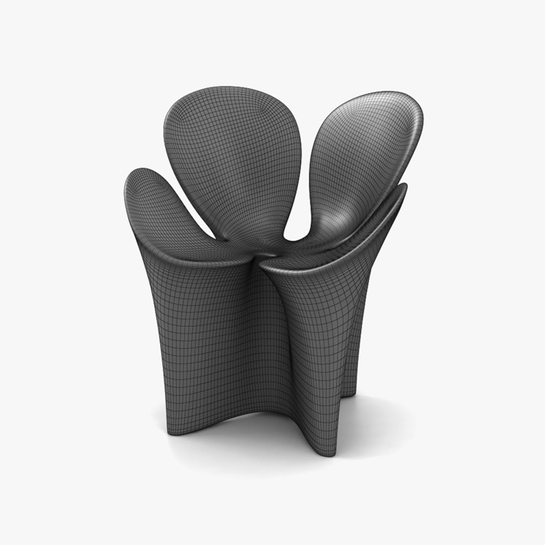 Driade Clover Chair 3D model - TurboSquid 1979580