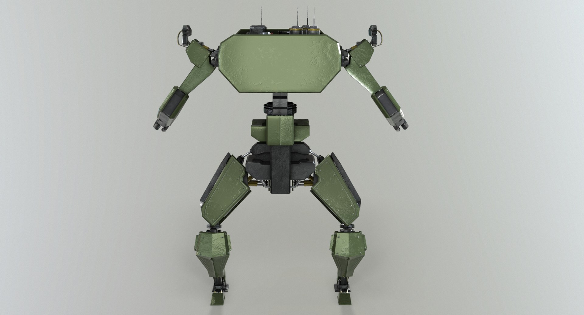 3D Mecha Battle Robot - TurboSquid 1342075