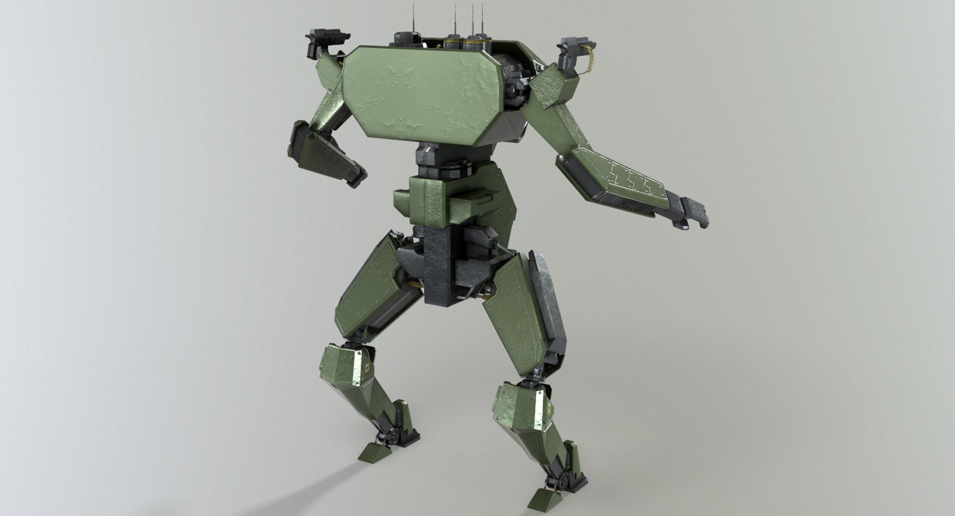 3D Mecha Battle Robot - TurboSquid 1342075