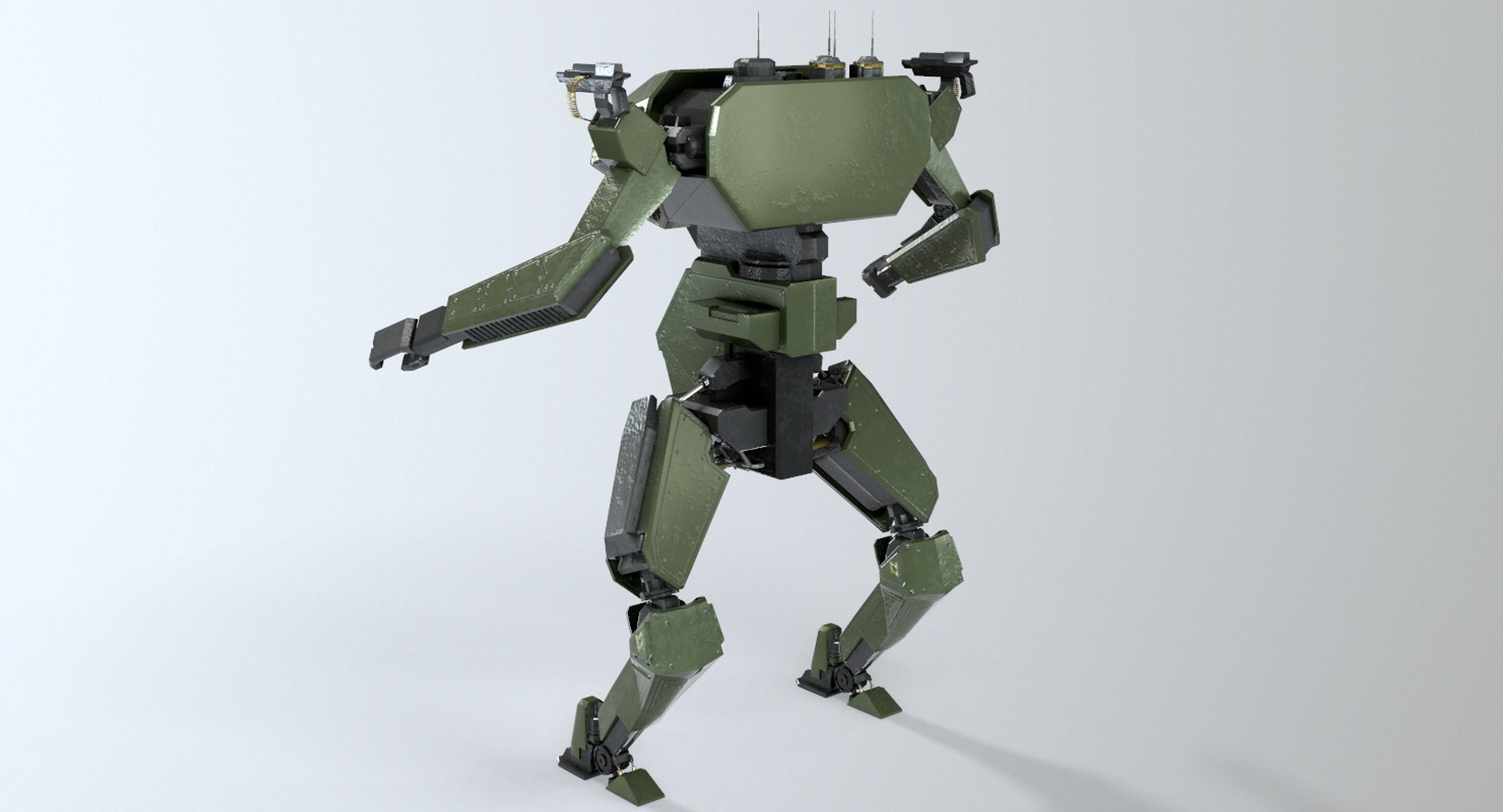 3D Mecha Battle Robot - TurboSquid 1342075