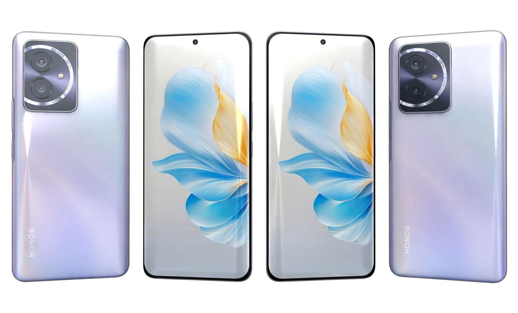 Honor 100 Purple 3D - TurboSquid 2160889