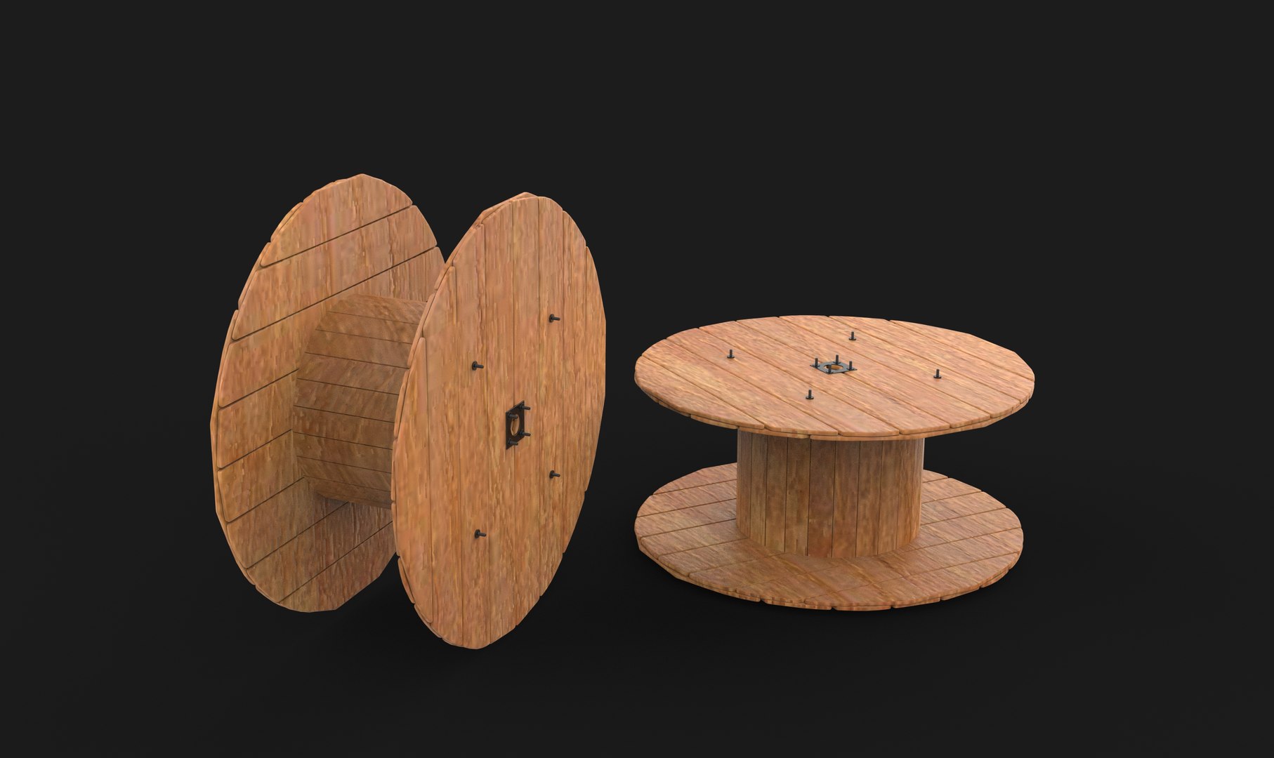 Big Wood Coil 3D Model 3D - TurboSquid 2360467