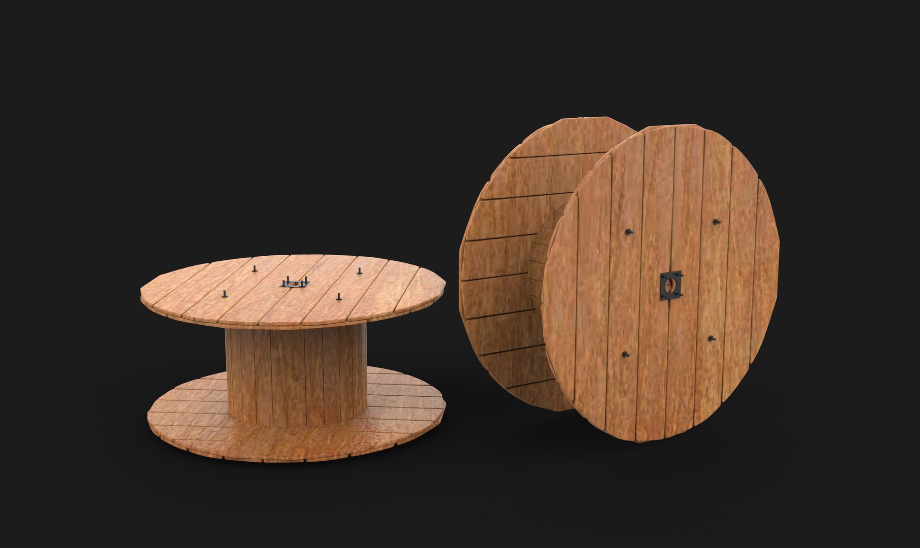 Big Wood Coil 3D Model 3D - TurboSquid 2360467