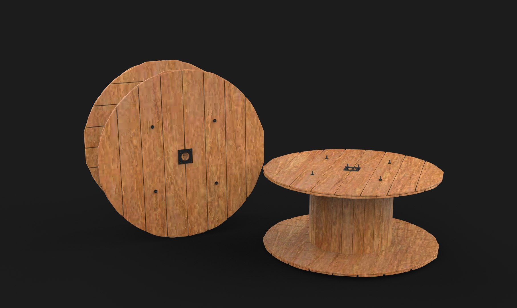 Big Wood Coil 3D Model 3D - TurboSquid 2360467