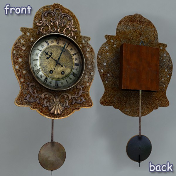 wall clock 3d 3ds