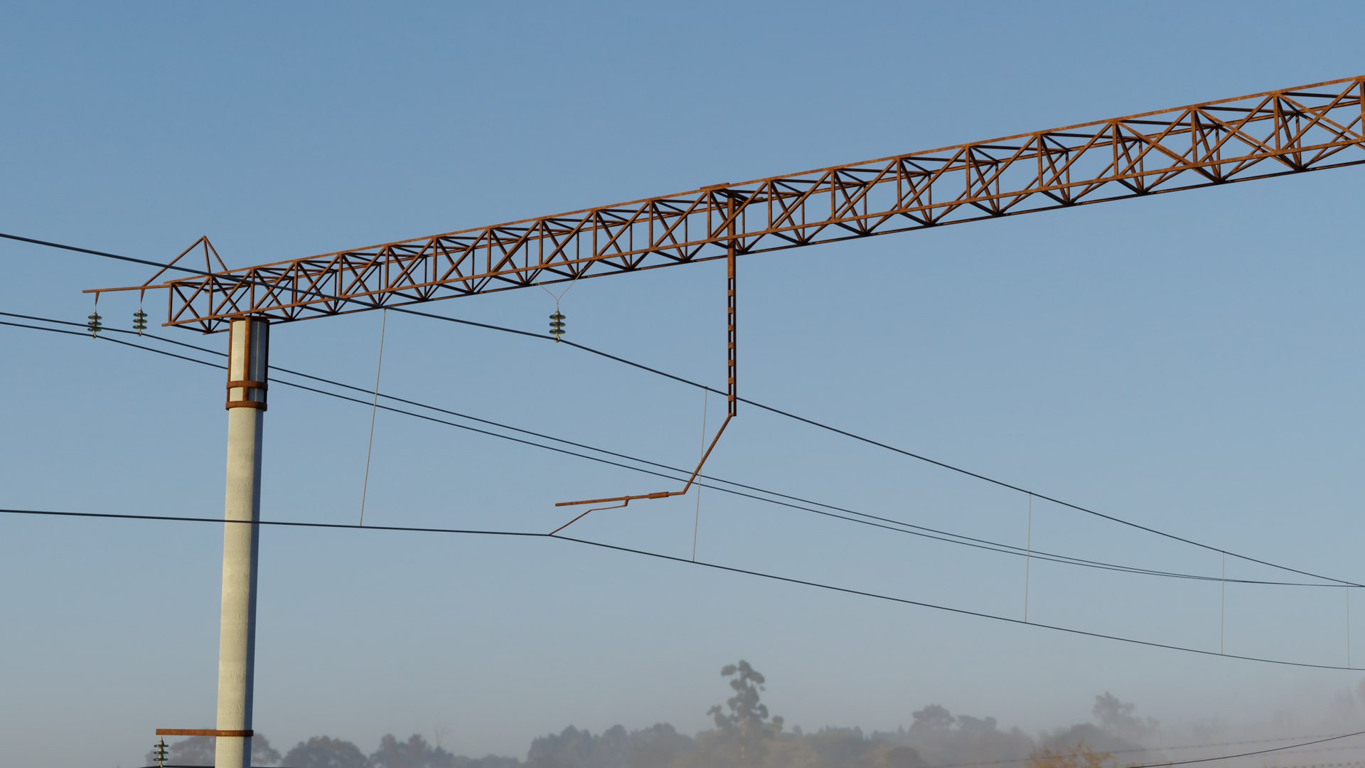 3D model Railroad Electric Poles 3D Model - TurboSquid 1790919