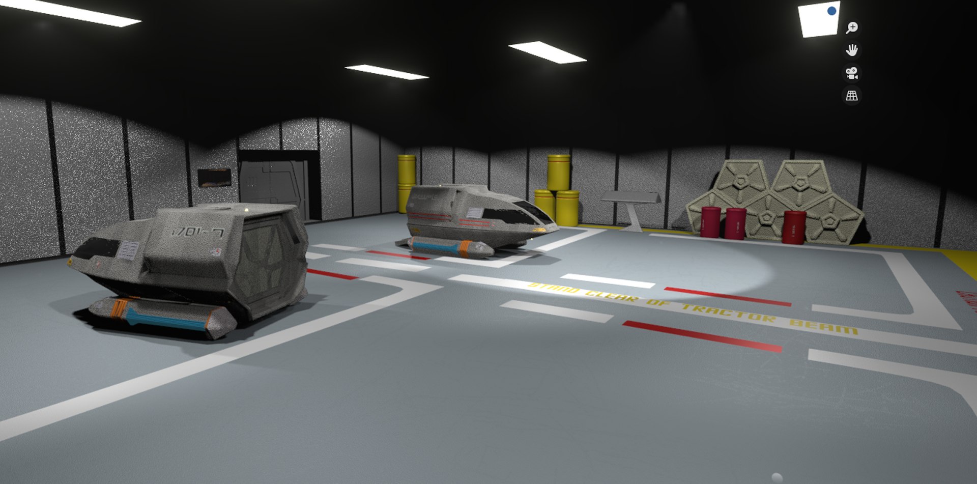 Federation Shuttle And Bay Model - TurboSquid 1753612