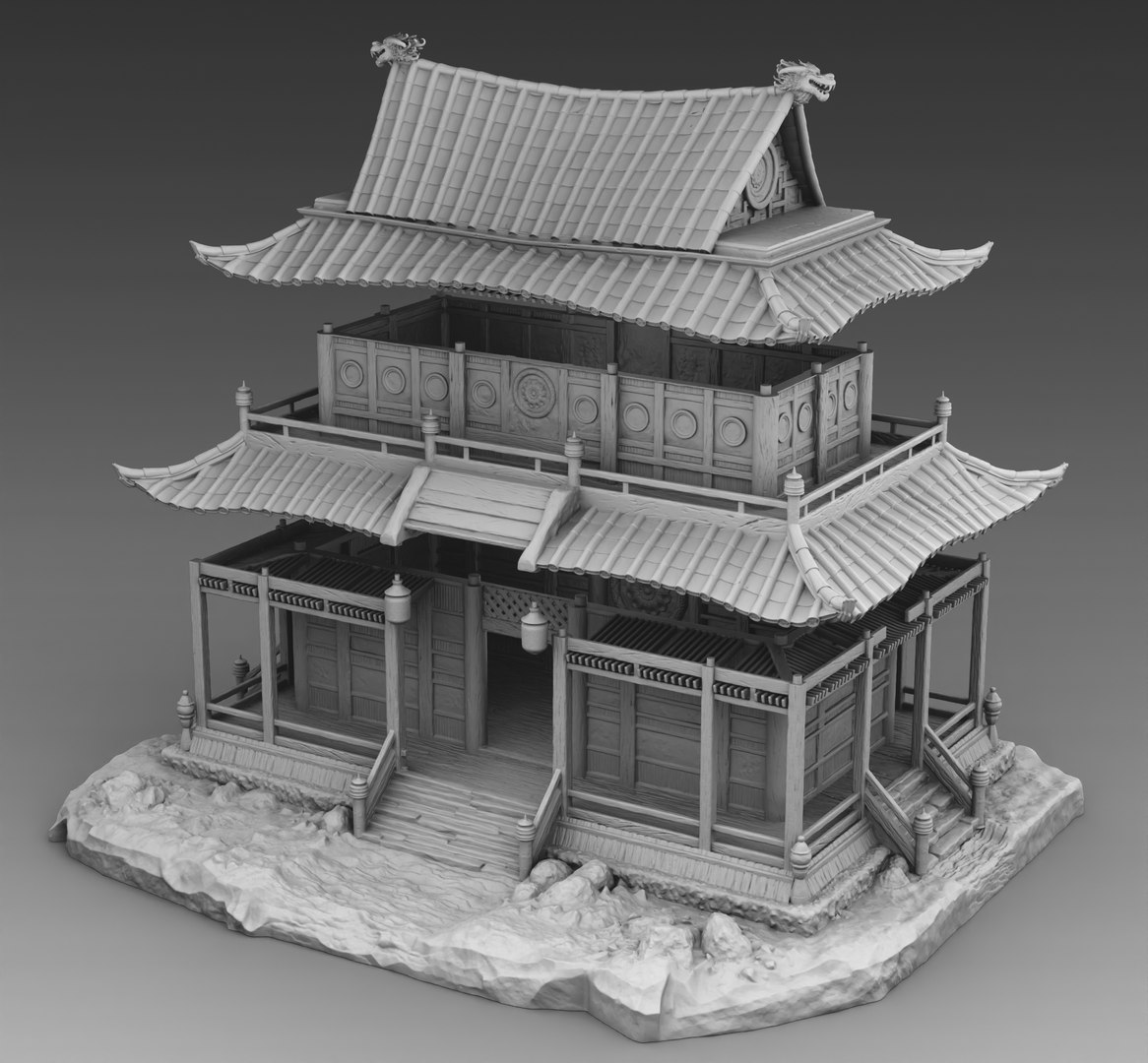 3D Chinese House - TurboSquid 1948027