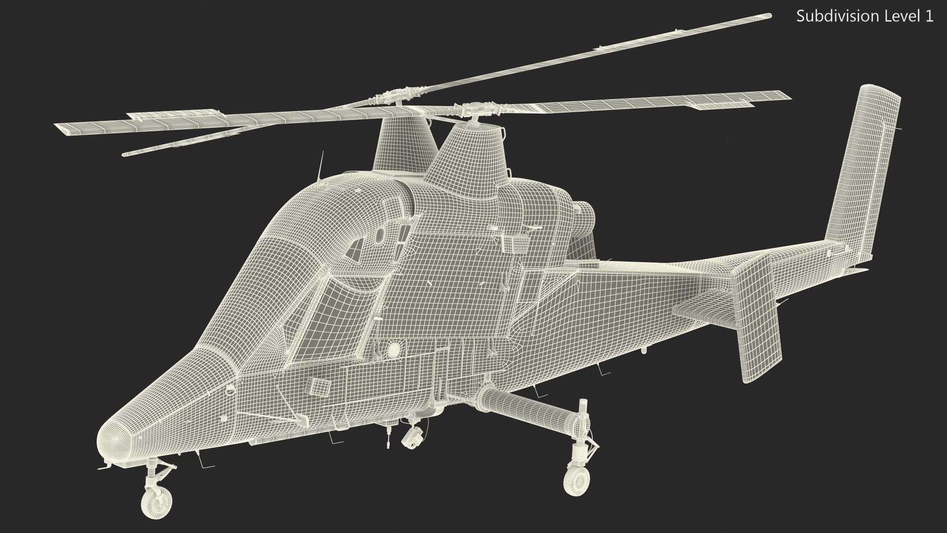 Synchropter Helicopter Exterior Only Model - TurboSquid 1808634