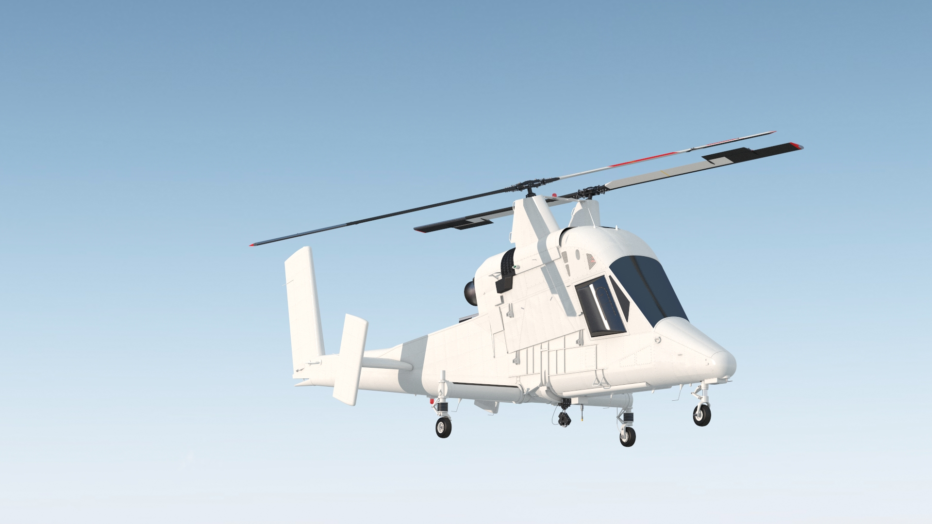 Synchropter Helicopter Exterior Only Model - TurboSquid 1808634