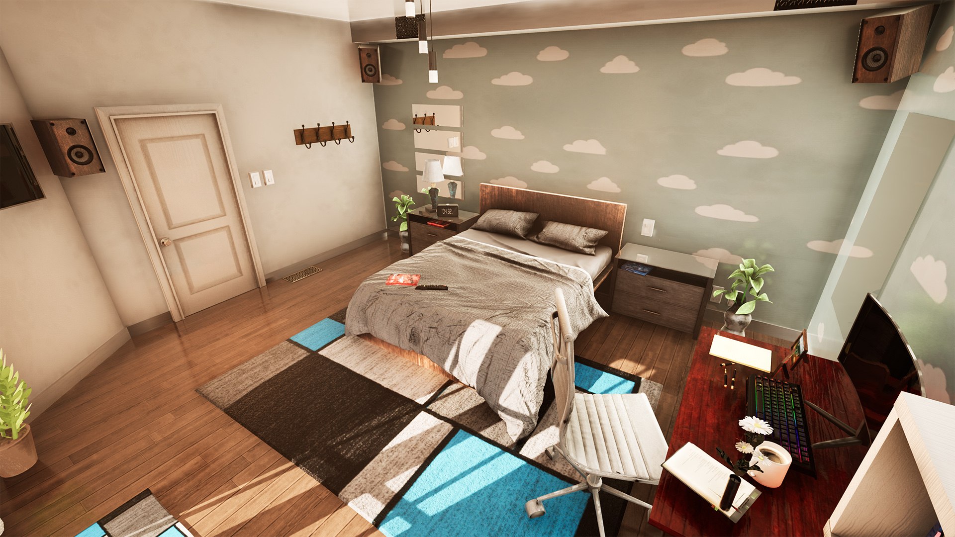 3D Model Small Bedroom Furniture Package 80 Variations - TurboSquid 1984635