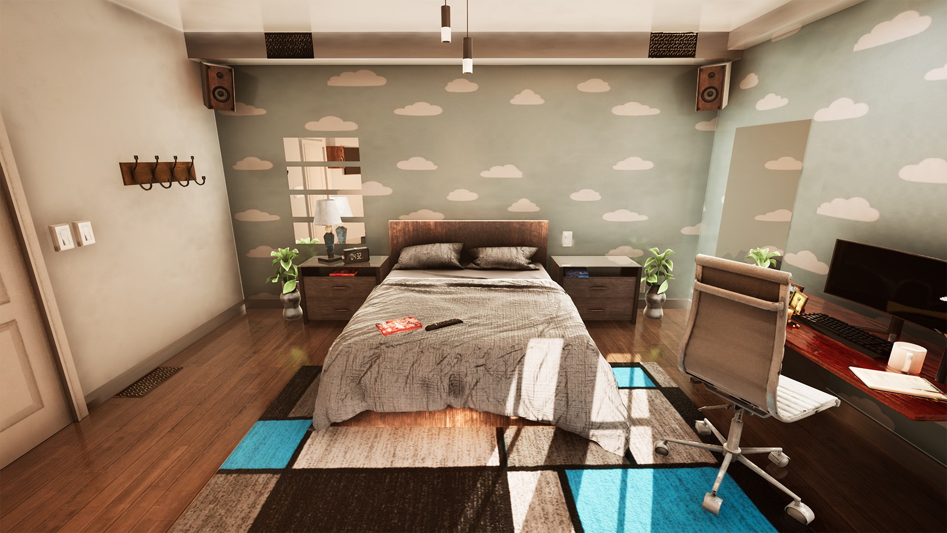 3D Model Small Bedroom Furniture Package 80 Variations - TurboSquid 1984635