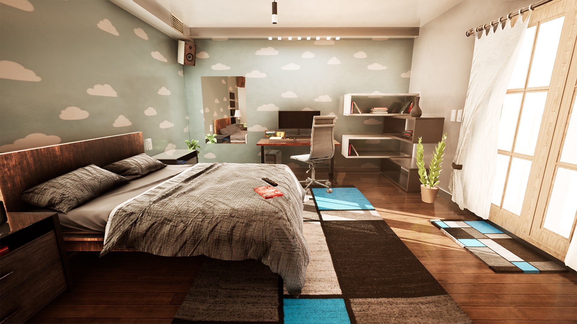 3D Model Small Bedroom Furniture Package 80 Variations - TurboSquid 1984635