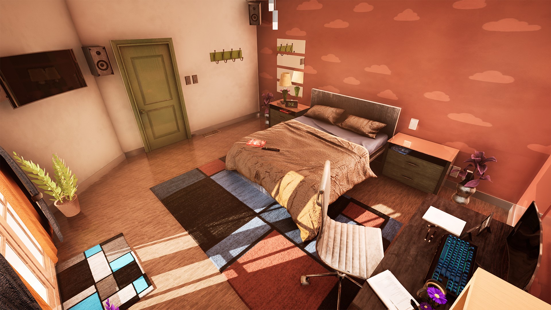 3D Model Small Bedroom Furniture Package 80 Variations - TurboSquid 1984635