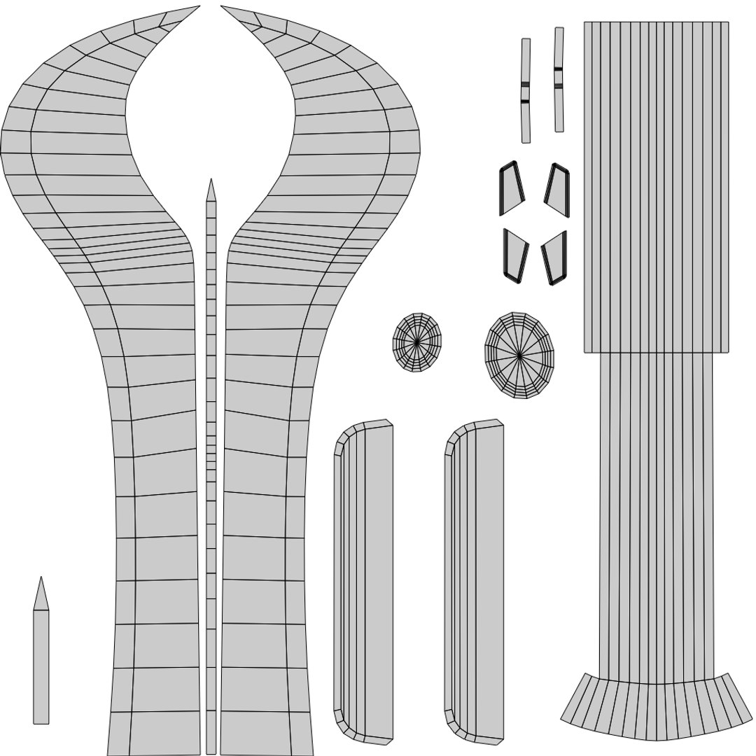 3D Curved Sword 4 - TurboSquid 2048904