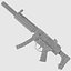 guns submachine 3d model