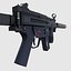 guns submachine 3d model