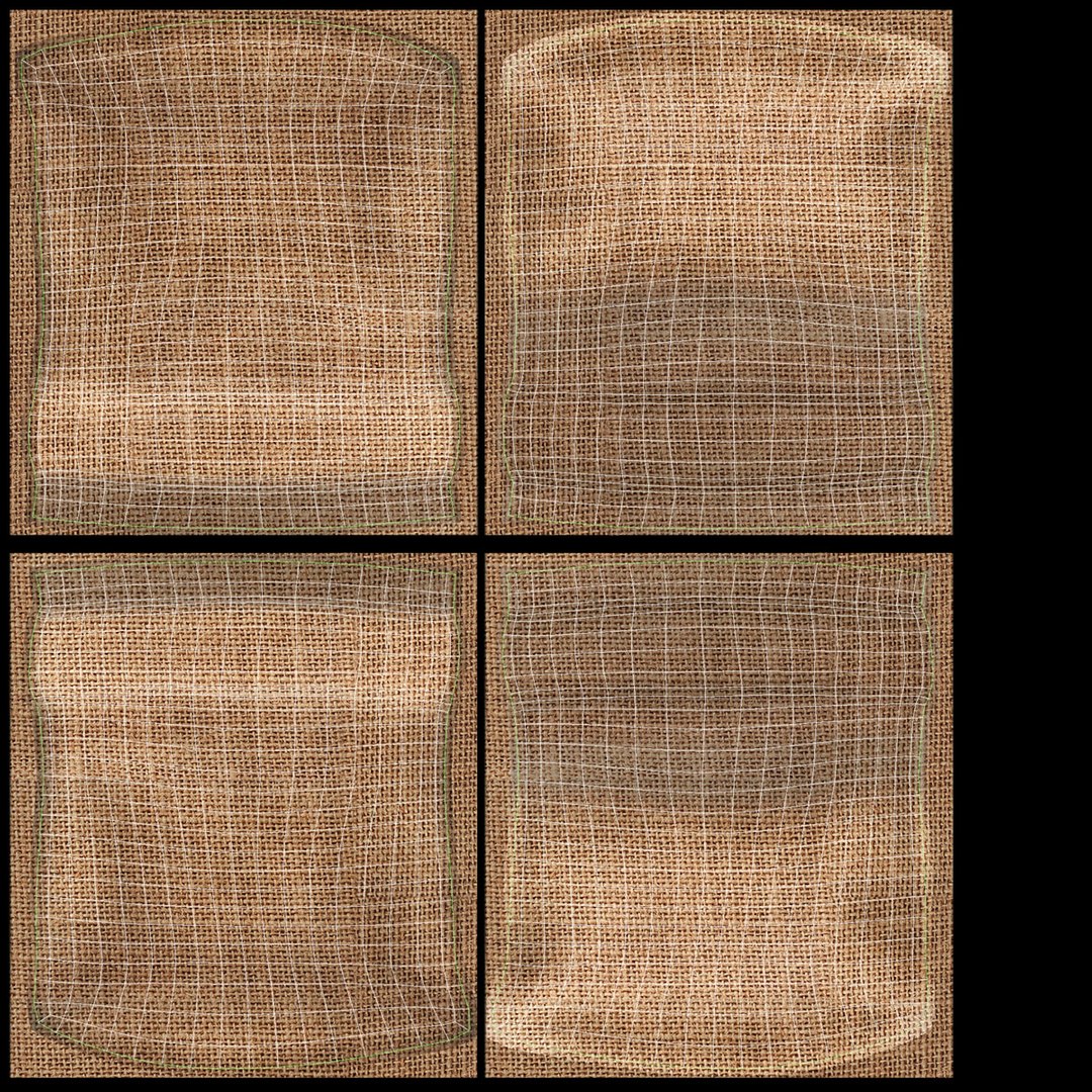 3D model realistic sack brown rice - TurboSquid 1202737