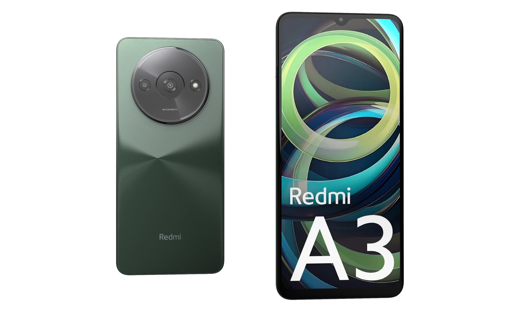 3D Xiaomi Redmi A3 Green Model - TurboSquid 2190512