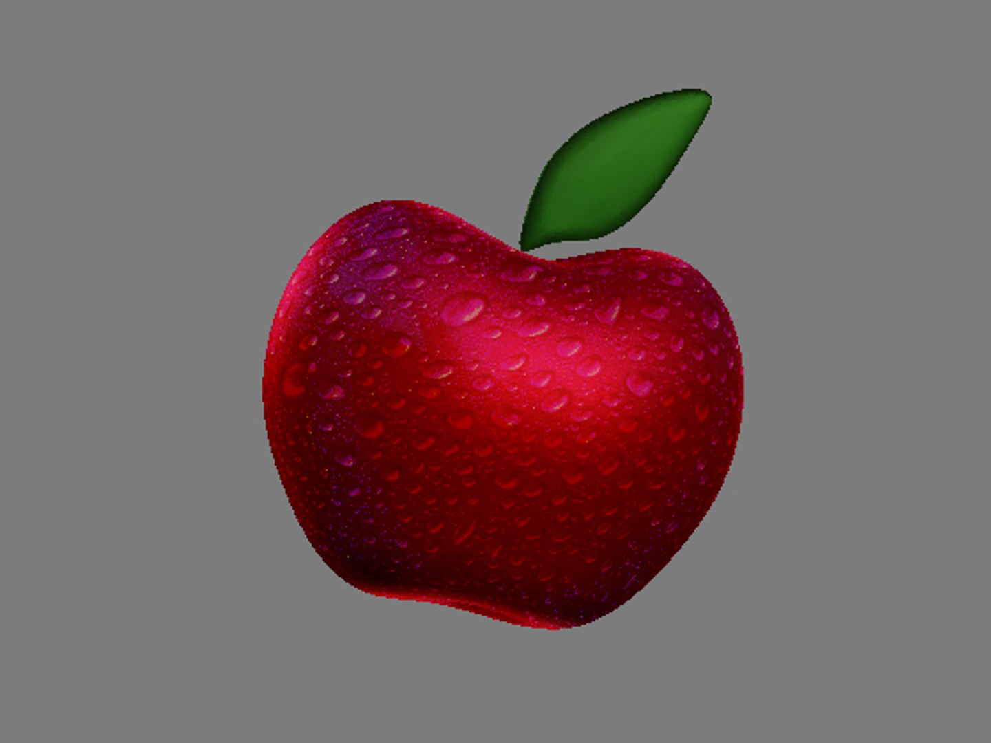 3d apple drops