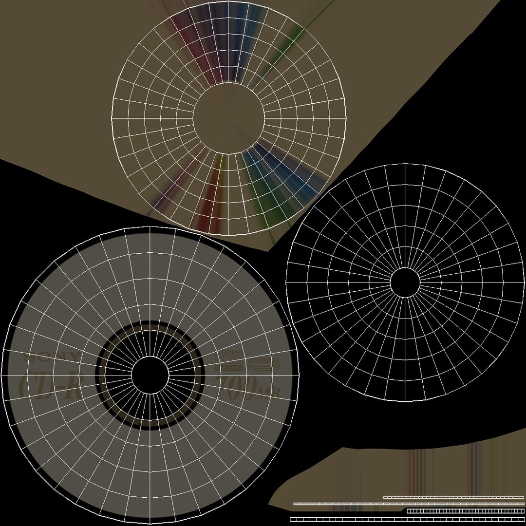 3D Sony CD R Compact Disc Model - TurboSquid 1814931