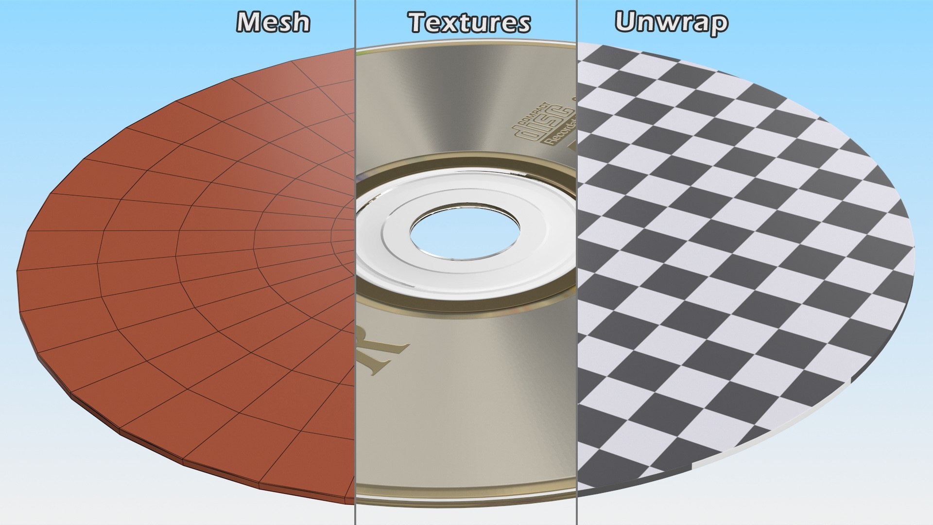 3D Sony CD R Compact Disc Model - TurboSquid 1814931