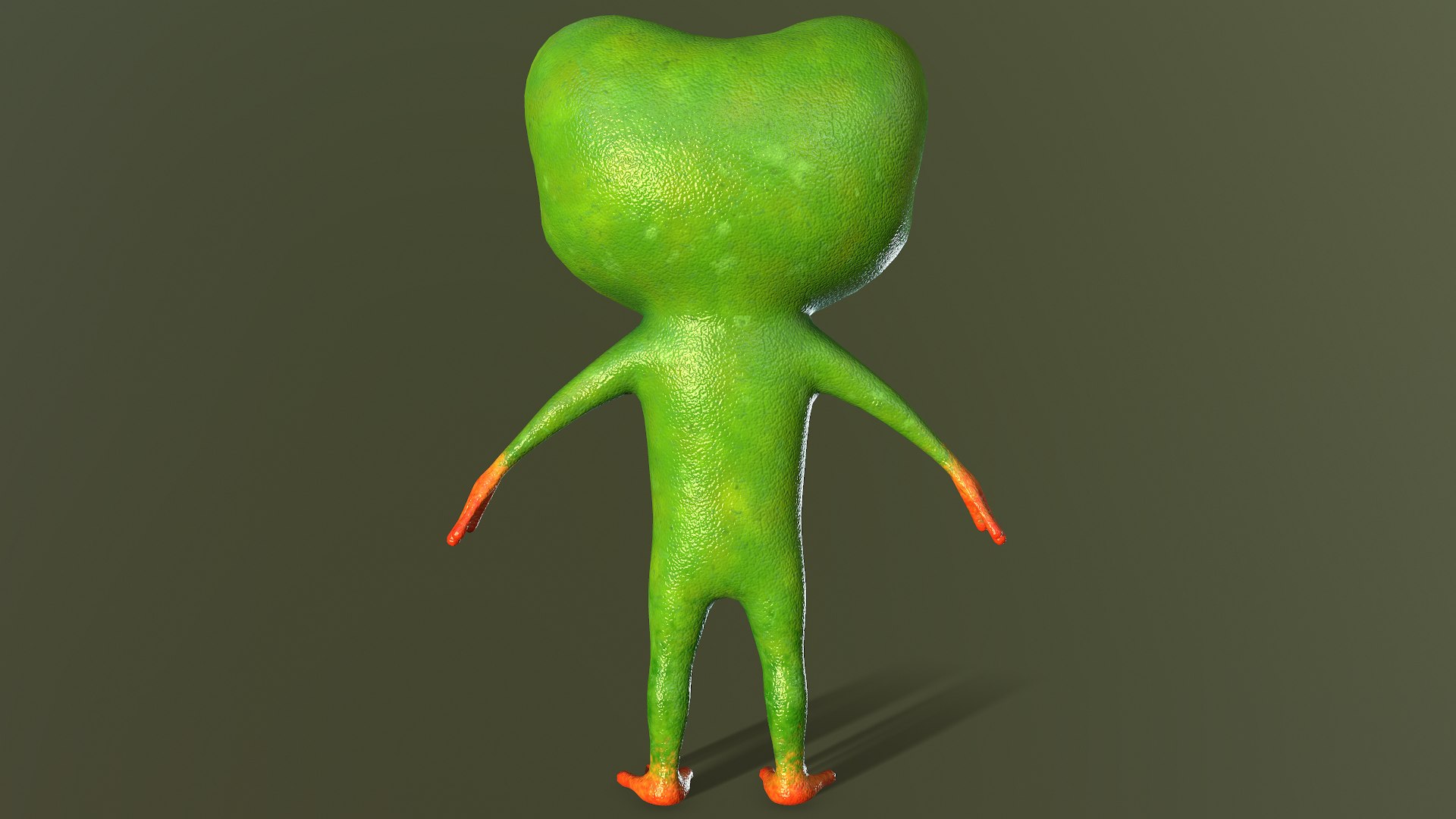 3D Model Mr.Cracker Frog - TurboSquid 1729665