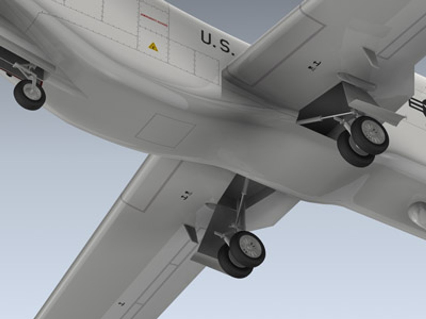 3d Rq-4a Global Hawk Aircraft Model