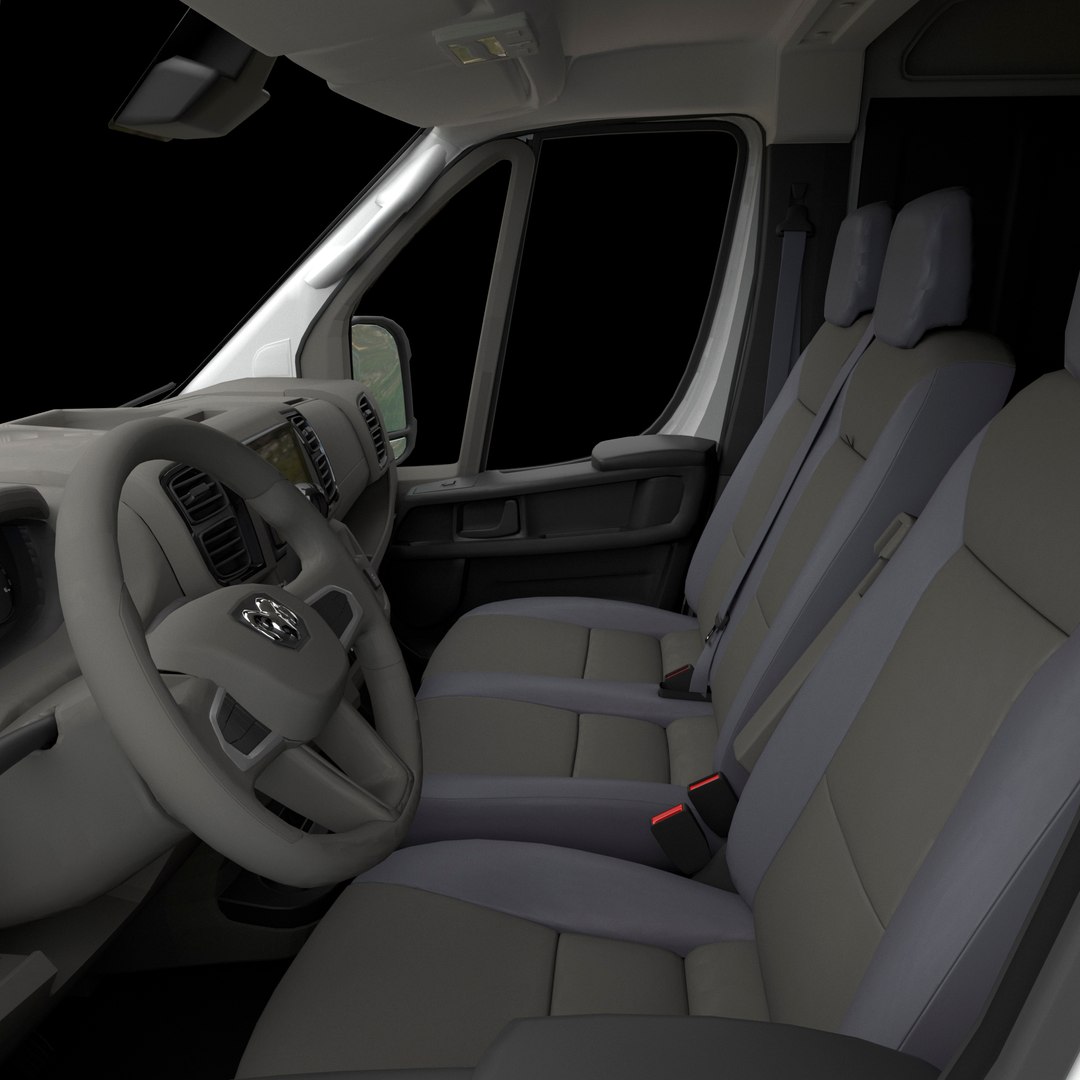 2024 Ram ProMaster L4H3 Detailed Interior 3D Model - TurboSquid 2337200
