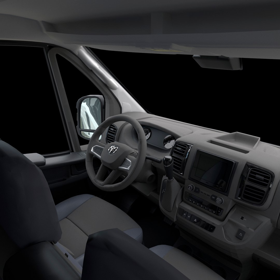 2024 Ram ProMaster L4H3 Detailed Interior 3D Model - TurboSquid 2337200