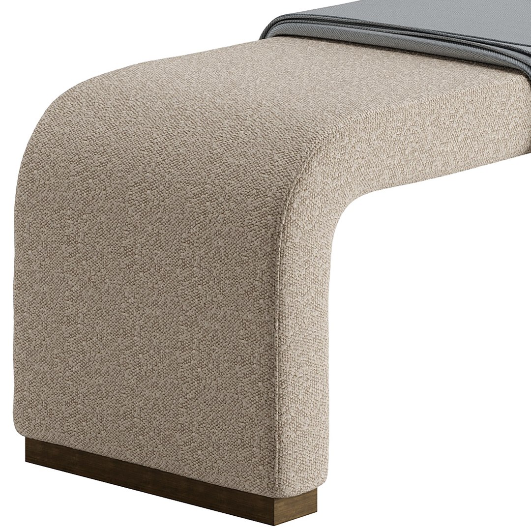 Pinto Curved Bench 3D Model - TurboSquid 2354872