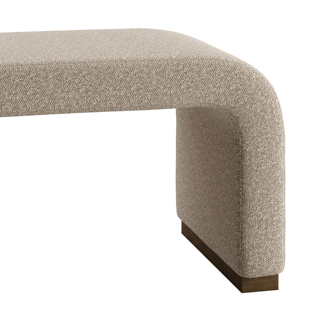Pinto Curved Bench 3D Model - TurboSquid 2354872
