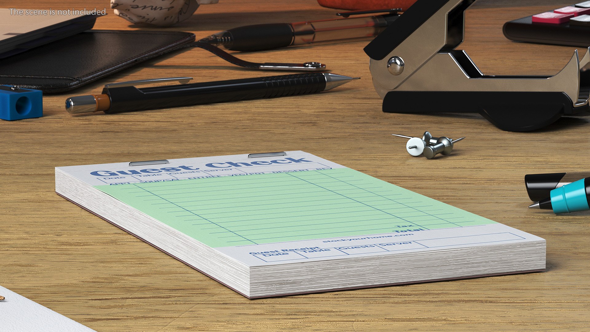 Blank Guest Check Book 3D Model - TurboSquid 2070460