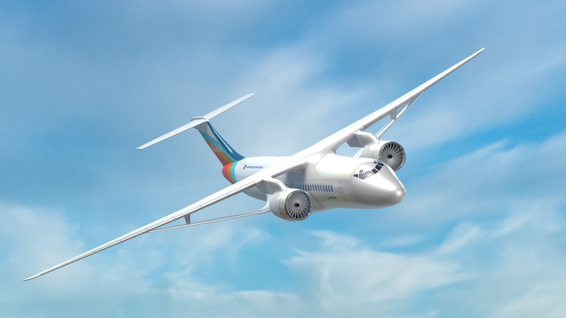 Boeing NASA X-66A Experimental Airplane 3D Model - TurboSquid 2103194