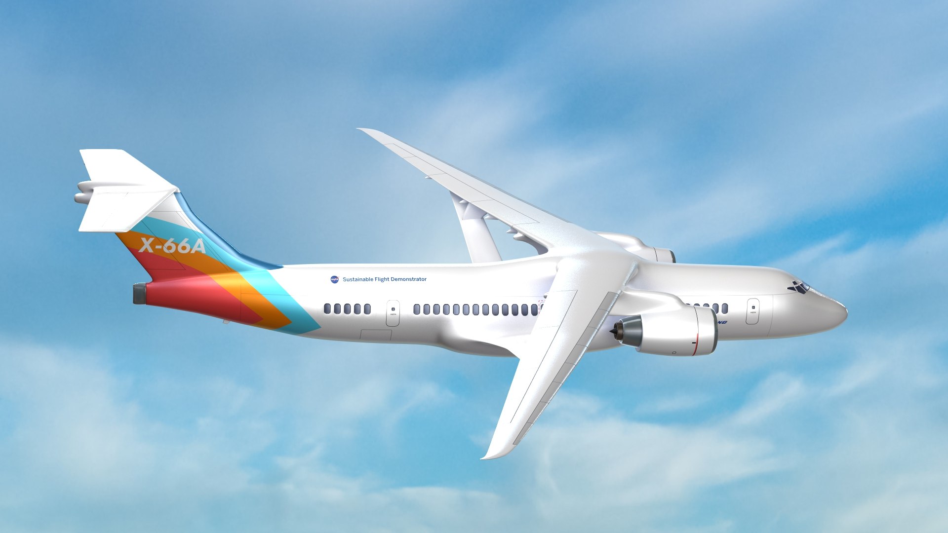 Boeing NASA X-66A Experimental Airplane 3D Model - TurboSquid 2103194